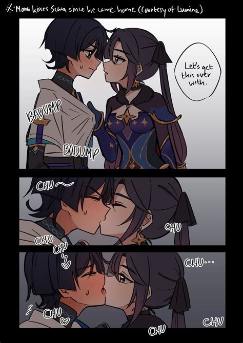 Mona Scaramouche And Wanderer Genshin Impact Drawn By Zhacaitan