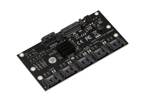 Sata 30 6g Port Multiplier Replicator 5 Ports Chipset Jmb575 With