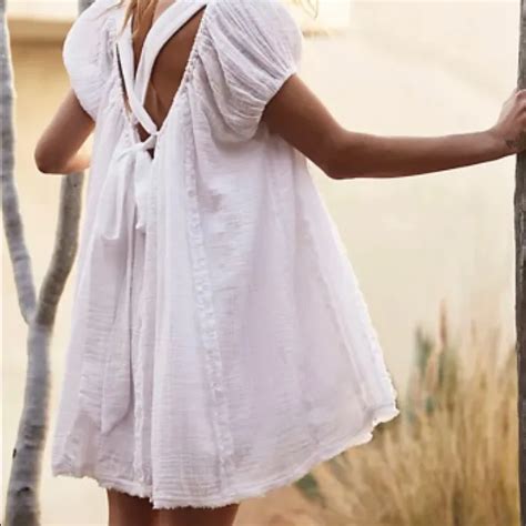 Free People Light Blue Mini Dress Size Xs 30 76 Off Retail From