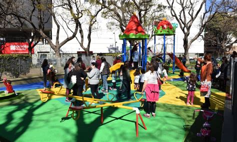 Reabrió un patio de juegos en Devoto 15comunas