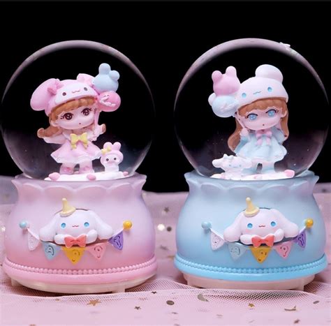 گوی موزیکال طرح دختر و سینامورول لوازم فانتزی آران