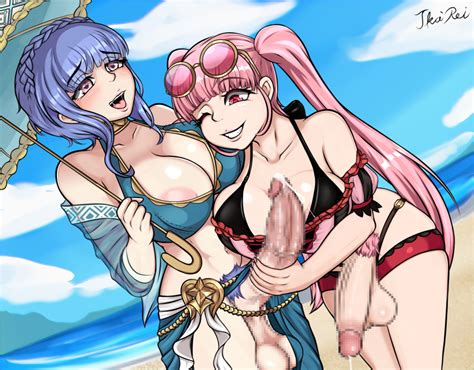 Rule 34 2futas Alternate Costume Areolae Atelierikarei Balls Bangs