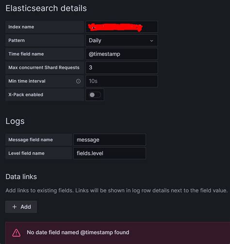 unable to save elasticsearch data source elasticsearch grafana labs