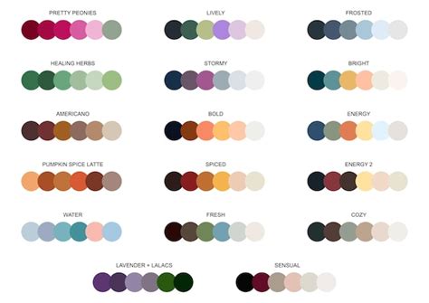 Premium Vector Vector Drawing Set Of Color Palettes