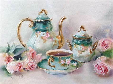 A Floral Tea Cup Online Puzzle