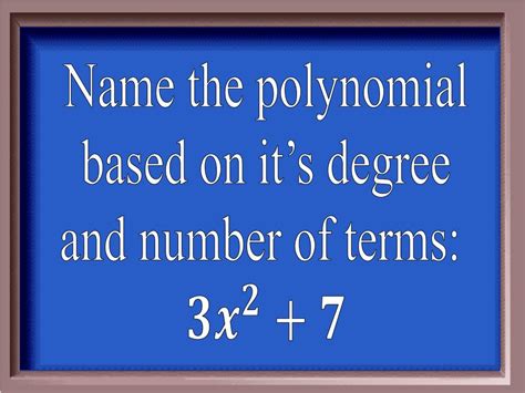 PPT Name That Polynomial PowerPoint Presentation Free Download ID 6787488
