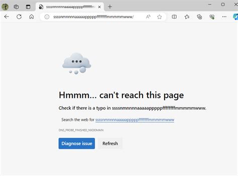 If Dns Issue What Page Will Show Microsoft Qanda
