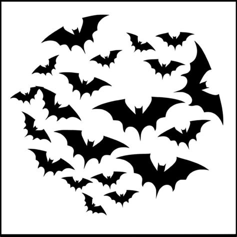 Printable Bat Silhouette