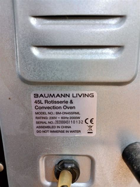 Baumann Living Rotisserie And Convection Oven On Carousell
