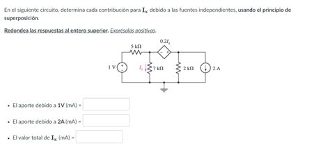 En El Siguiente Circuito Determina Cada Contribución