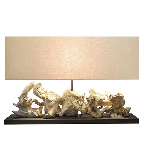 Aragon Large Lamp With Rectangular Lamp Shade 80x20x35cm 210280
