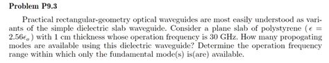 solved practical rectangular geometry optical waveguides are most