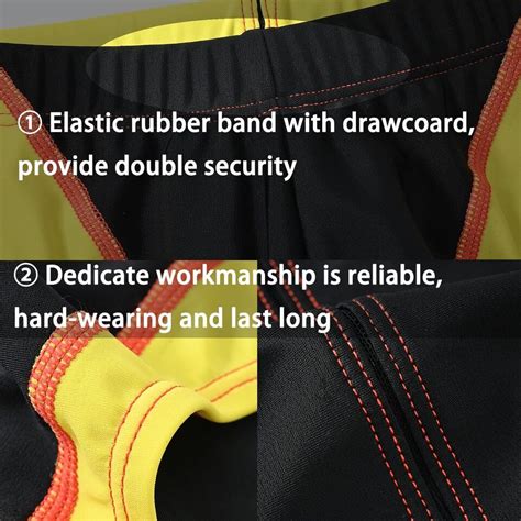 Mens Swim Briefs Big Pouch Bikini Swimsuit With Adjustable Drawstring