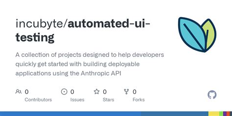 Github Incubyteautomated Ui Testing A Collection Of Projects