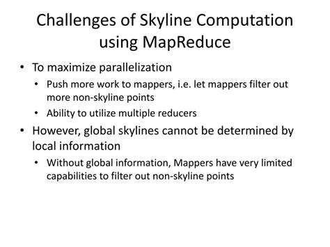 Ppt Efficient Skyline Computation In Mapreduce Powerpoint