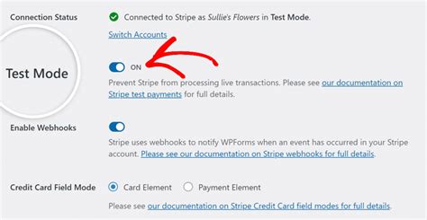Testing Stripe Payments
