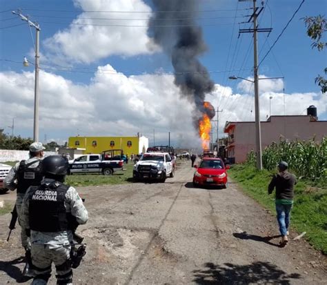 Explota Ducto De Pemex Por Fuga De Gas En Puebla Diario Basta