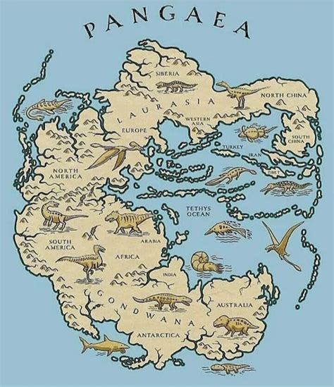 Mapa Pangeia This Map Shows How Modern Day Africa Would Fit Into