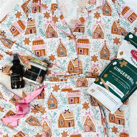 The Gingerbread Lover T Set Bamboo Pjs Candle Popcorn Cloud Nine Pajamas