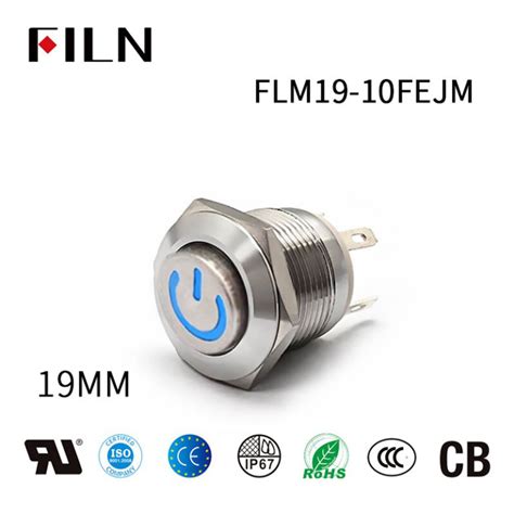 Great Led Indicator Push Button Switch Filn 19mm Led Indicator Push Button Switch