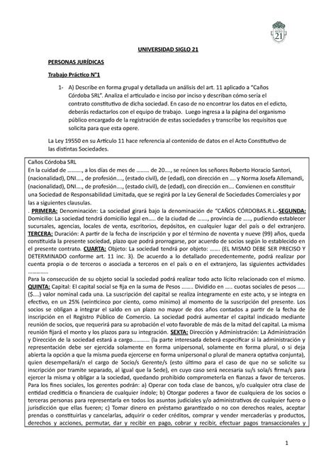 Tp1 Trabajo Práctico N°1 Aprobado Con 100 20222023 Universidad