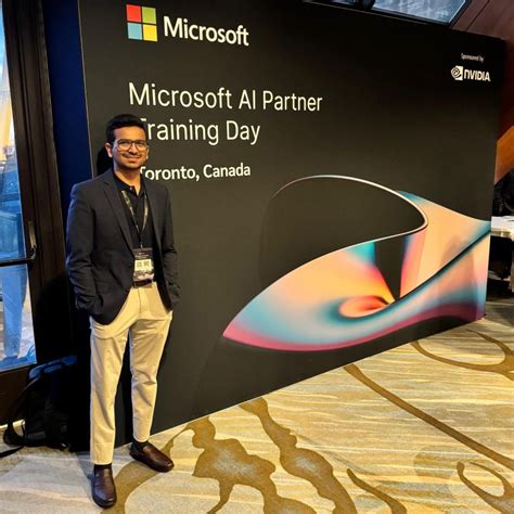 Microsoftai Ai Artificialintelligence Torontotech Sarthak Dhingra