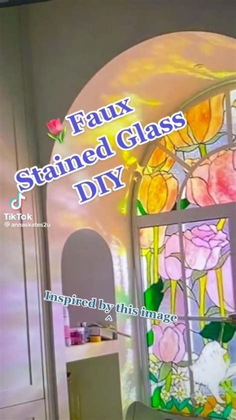Faux Stained Glass Window Artofit