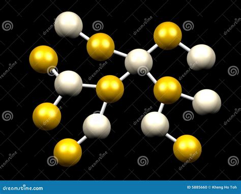 Scientific Atomic Formation In Biology Stock Illustration