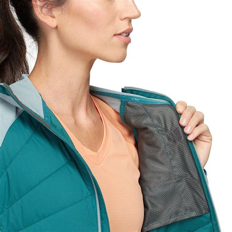 Outdoor Research Refuge Hybrid Hooded Jacket Womens Clothing