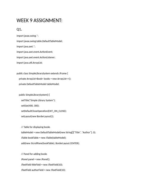 Java Assignment Pdf Anonymous Function Computing