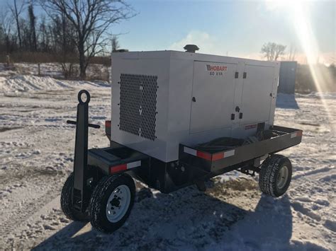 2009 Hobart 60kva Ac Dc Gpu Mobile Gse Ground Support Equipment