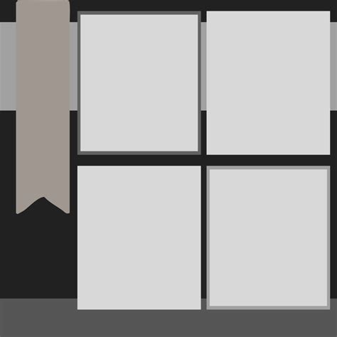 Digital Scrapbook Layout Template