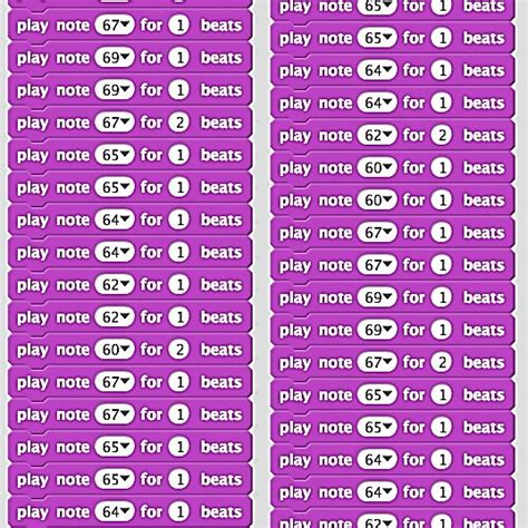 Twinkle Twinkle Little Star Implemented In The Scratch Programming