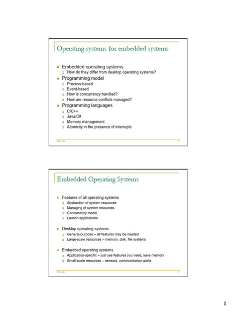 embedded os pdf operating system embedded system
