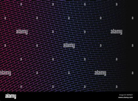 Abstract Vector Background Colorful Grid Stretched On The Dark Background Geometrical