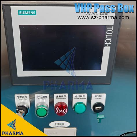 Cleanroom Dynamic Pass Through Box Vaporized Hydrogen Peroxide Vhp Pass