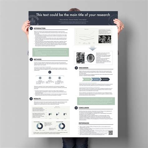 Powerpoint Research Poster Template Abstract Presentation For