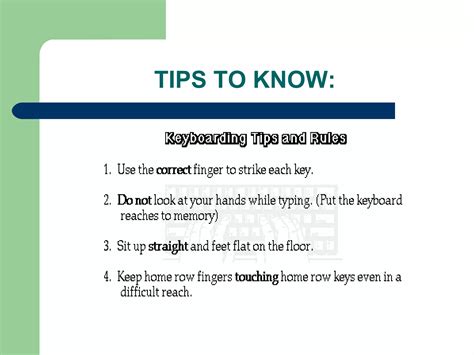 Typing Introduction Ppt