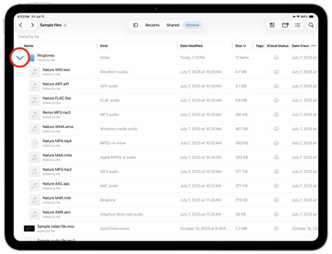 How To Add Resize And Arrange Columns In Apple Files App