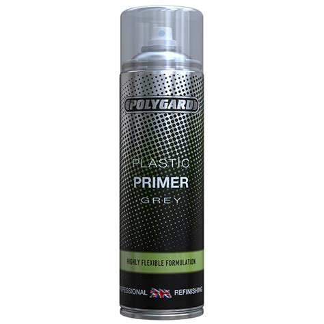 Polyguard Plastic Primer Aerosols 500ml Grey The Paint Hub Uk