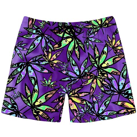 Cannabis Cascade Swim Trunks Iedm