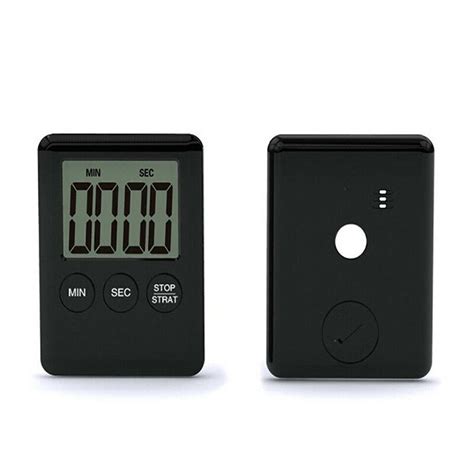 Super Thin Lcd Digital Screen Kitchen Timer Square Grandado