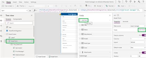 Create Asset Manager List From Microsoft List Templates And Customize List Form Using Power Apps