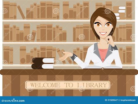 Librarian Vector Illustration 26210720