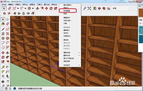 Sketchup教程 如何显示隐藏的sketchup模型：简单有效的两种方法 Sketchup 腿腿教学网