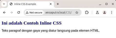 Cara Menulis Css Di Html Panduan Lengkap Untuk Pemula Aes Saputra