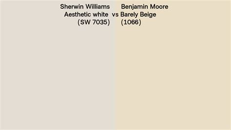 Sherwin Williams Aesthetic White Sw 7035 Vs Benjamin Moore Barely