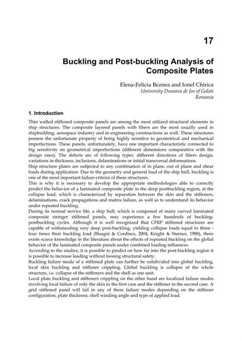 Pdf Buckling And Post Pdfs14233