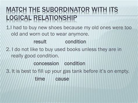 Ppt Subordinators Powerpoint Presentation Free Download Id3092062