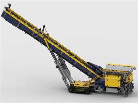 Lego Moc Mobile Hopper Feeder Conveyor Belt Förderband By Ironmax